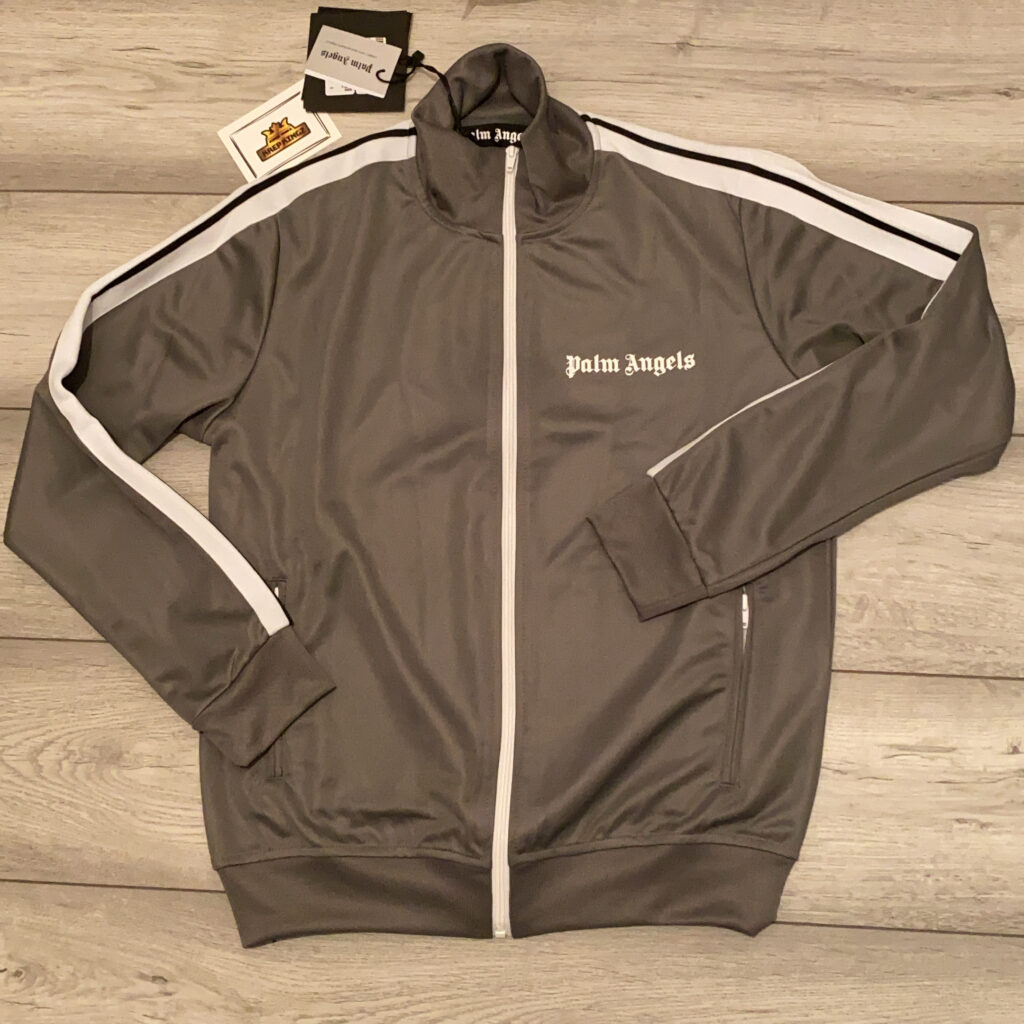 Palm Angels Grey Track Jacket – Krep Kingz